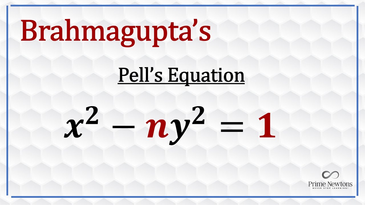 Pell's Equation Basics
