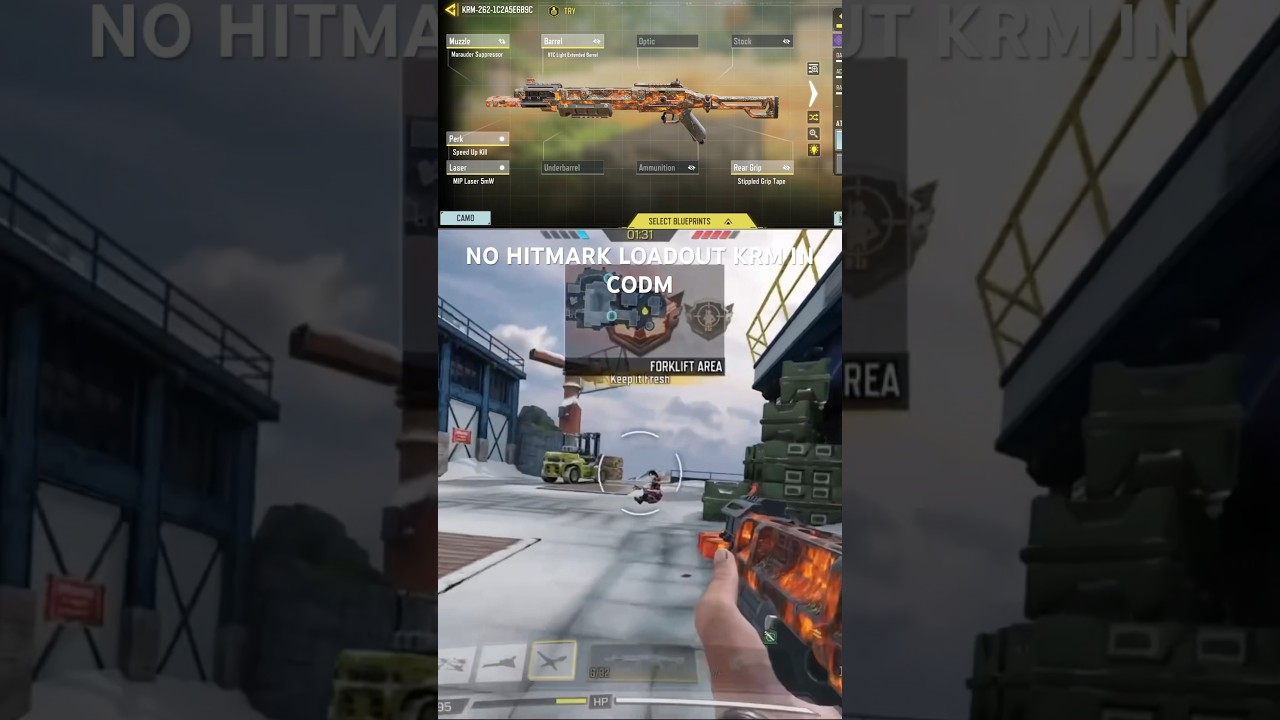 NO HITMARK KRM LOADOUT IN CODM