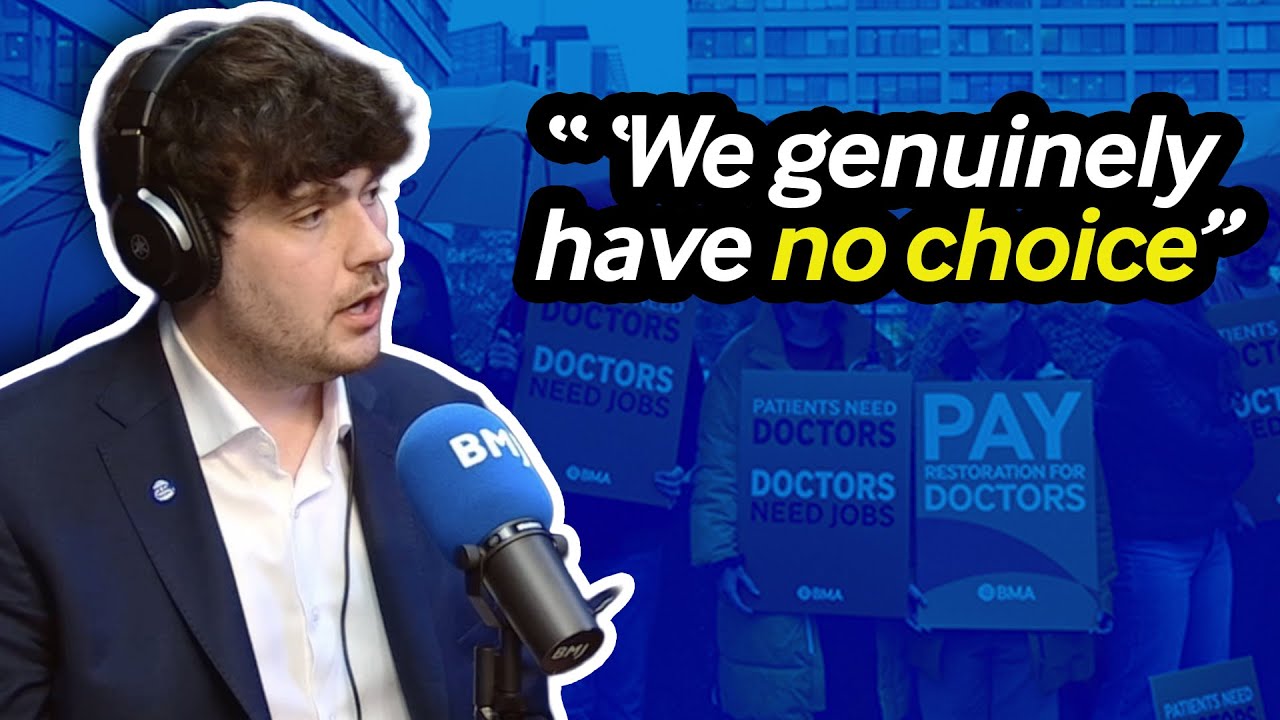 Resident doctor strikes during a flu crisis
