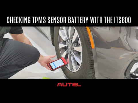 How to Check for Low Battery in a TPMS Sensor Using the Autel ITS600