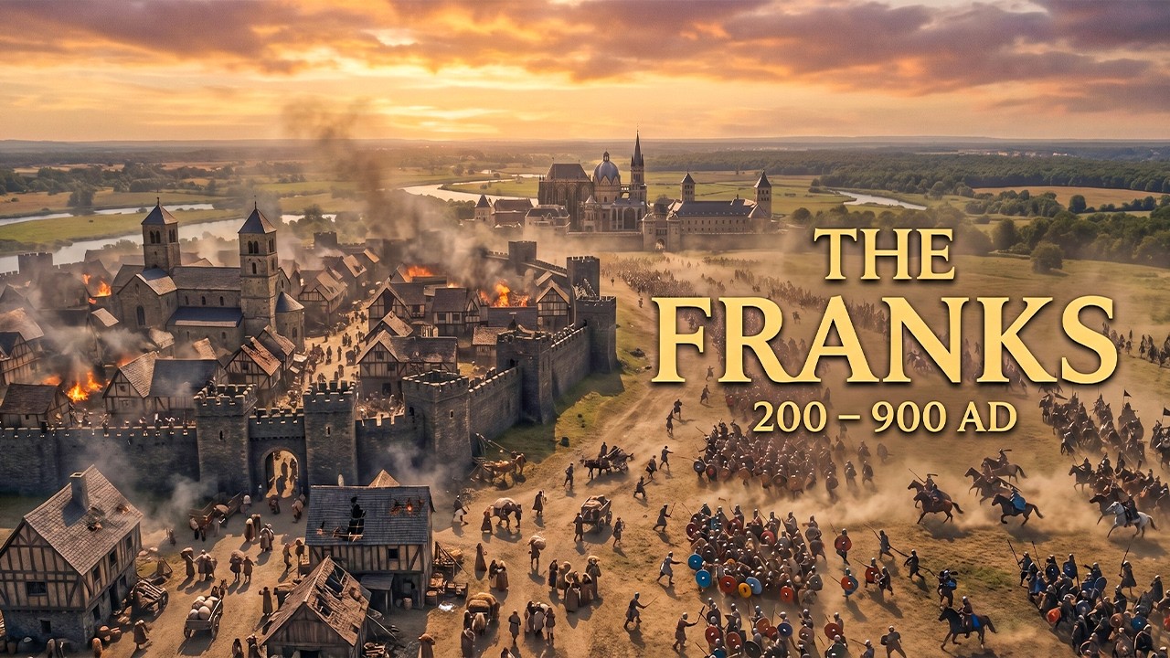 Die gesamte Geschichte der Franken in den Jahren 200–900 n. Chr.