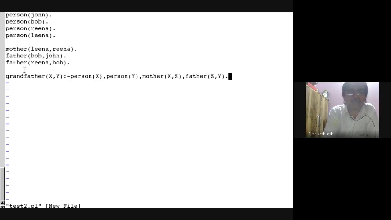 A quick introduction to write first program in Prolog