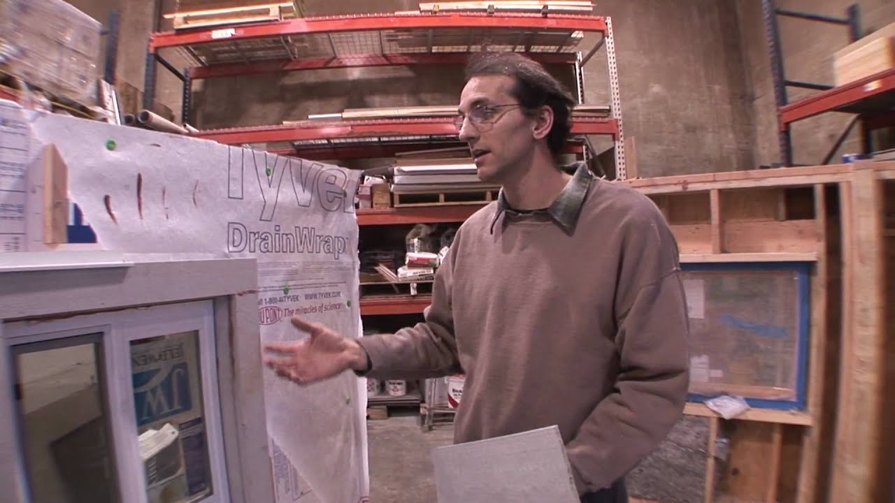 Energy efficient wall demonstration