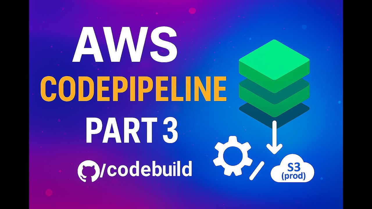 aws codepipeline part3 | CI/CD | github(source) | Codebuild