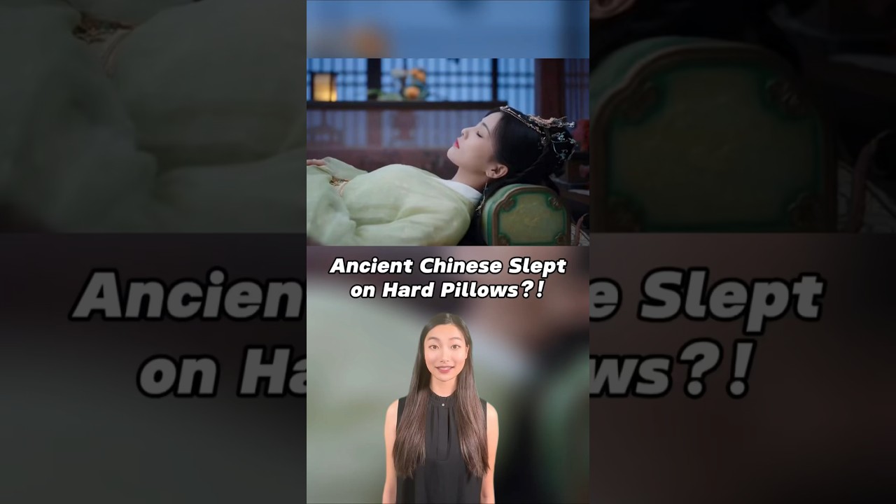 Ancient Chinese Slept on Hard Pillows?! 💤 #sleep #chinesehistory #chineseculture #cdrama #pillow