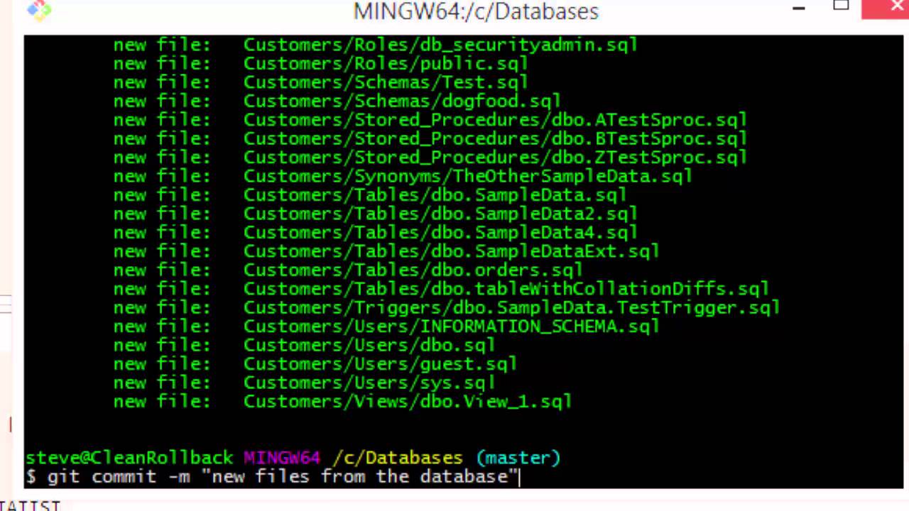 SQL Schema to Source Control with SchemaDrift