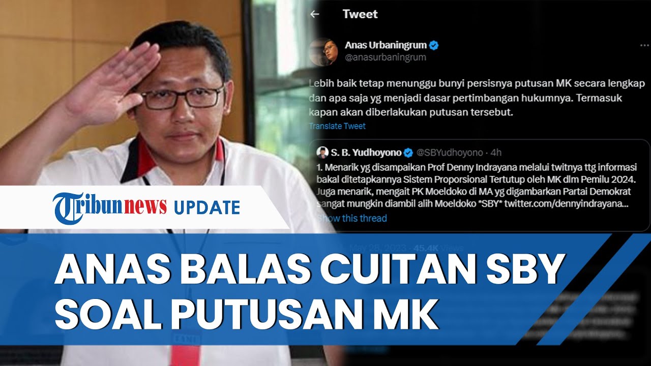 Anas Urbaningrum Balas Cuitan SBY yang Tanggapi Bahasan Denny Indrayana ... Anas Urbaningrum Balas Cuitan SBY yang Tanggapi Bahasan Denny Indrayana ...