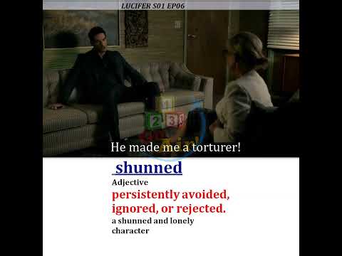 Shunned - Meaning, Pronunciation, Usage | Learn English with TV Shows - Wednesday