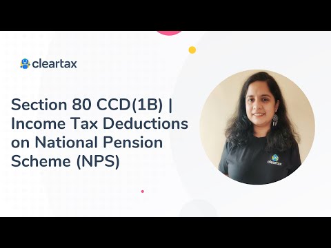 Deductions under Section 80 CCD(1B) of Income Tax (2025)