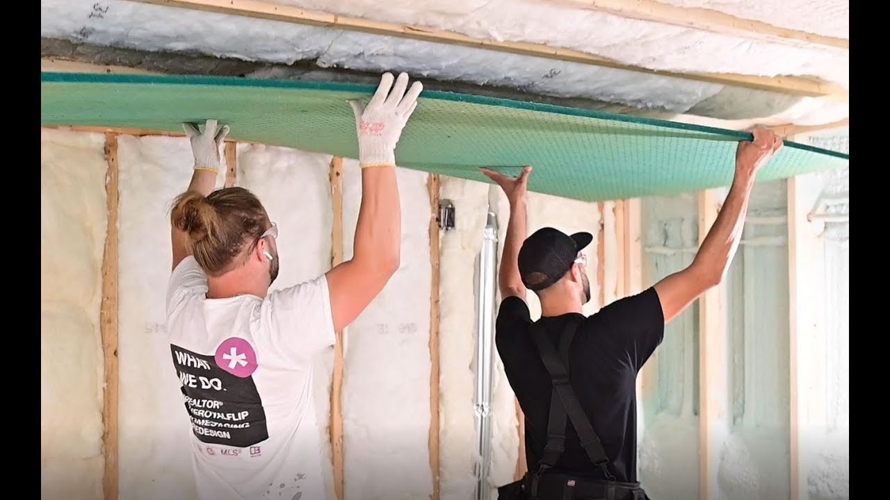 Soundproofing Installation with SONOpan