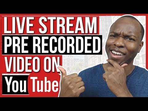 How to Live Stream Pre Recorded Video on YouTube - 3 BEST Live Streaming Software