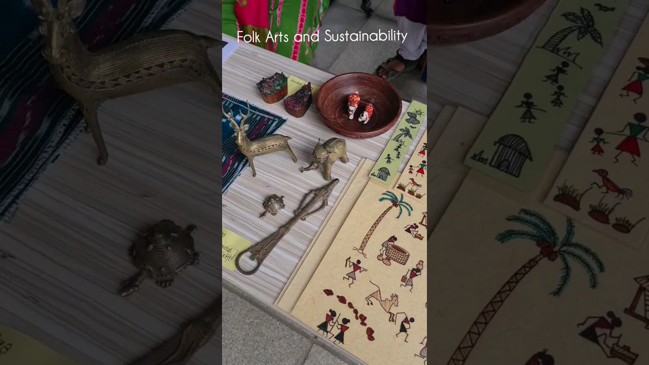 Students of #folklore focused on #SDGs 11 and 12 through Folk Arts in #Vachana Conference.