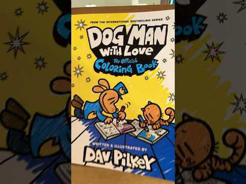 Did you know Dog Man had a coloring book? #dogman #dogmanstories #coloringbook #catkid