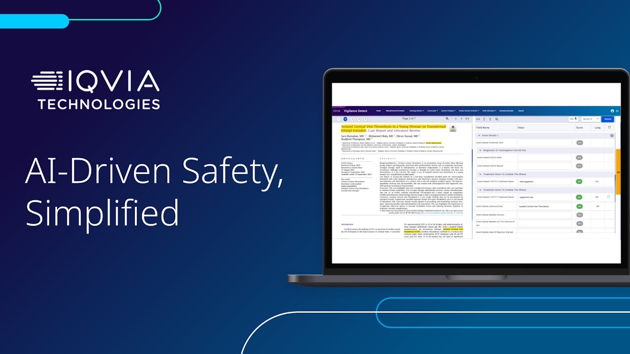 Vigilance Detect + Extract: Turning Patient Support Data into Compliant Safety Intake