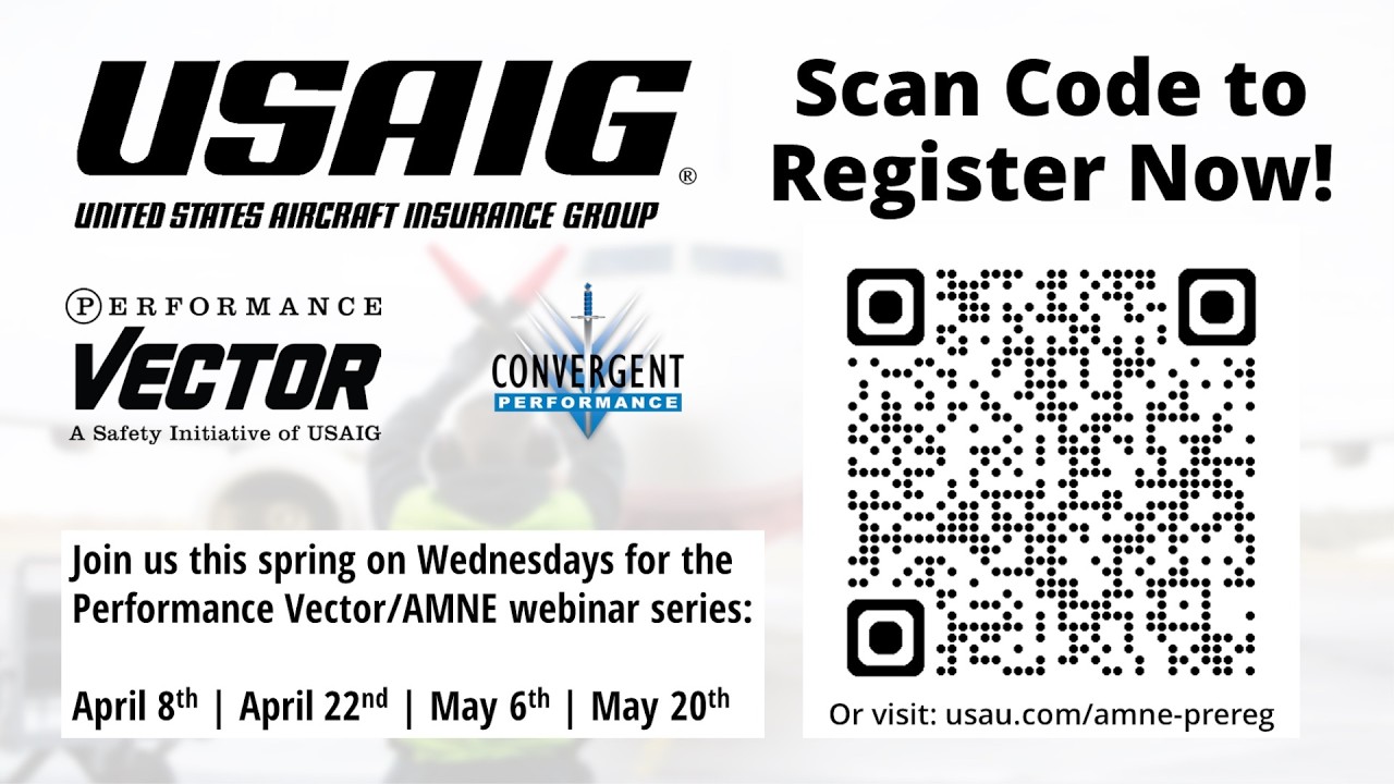 Aviation Maintenance Never Events: USAIG Performance Vector Spring 2026 Webinar Series