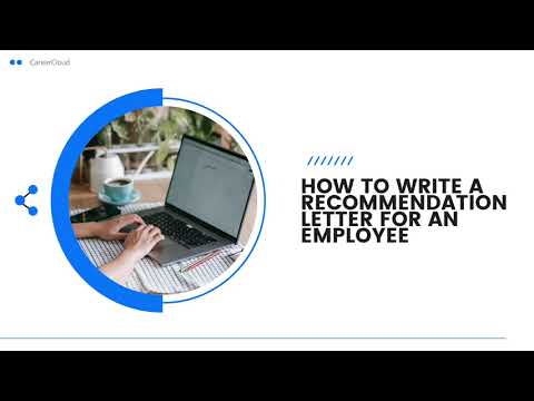 How To Write A Recommendation Letter For An Employee