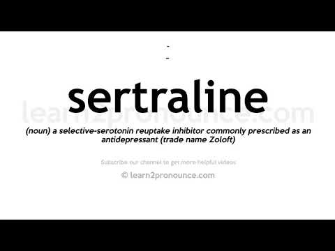 How to pronounce Sertraline | English pronunciation