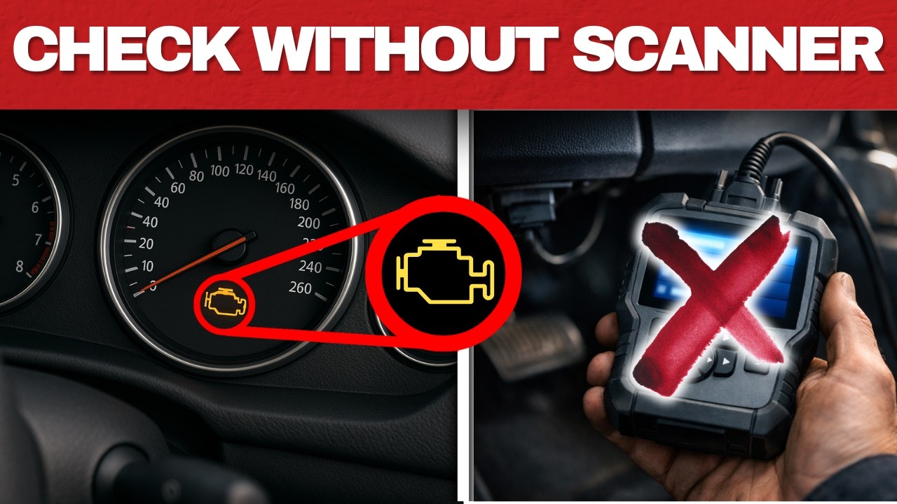 How to Read Check Engine Light Codes Without a Scanner
