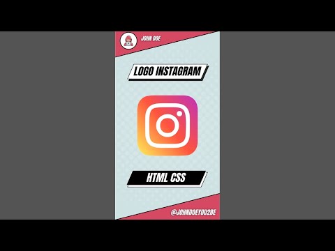 INSTAGRAM | HTML CSS #shorts #html #css #instagram