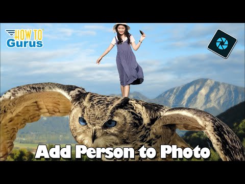 Photoshop Elements Tutorials for Beginners Add Person to Photo