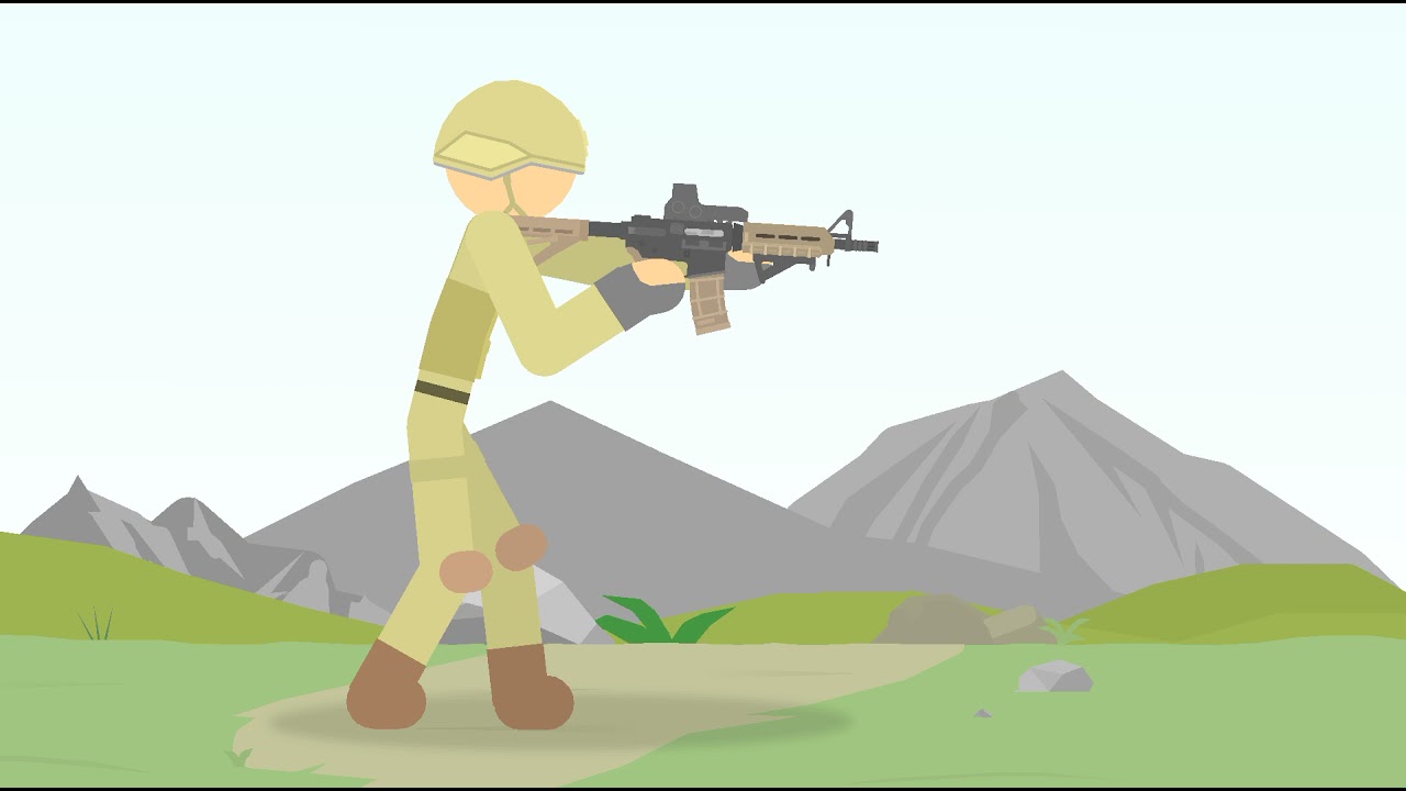 Sticknodes|M4 carbine or Mk18 animation test or practice