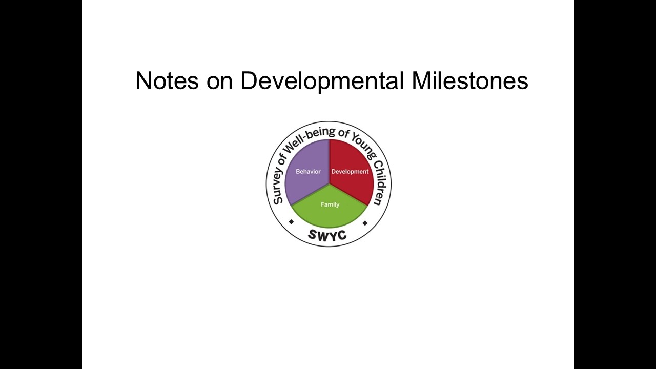 SWYC Developmental Milestones Training Video