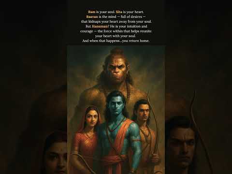 Ramayana Is Happening Inside You! #shorts #ramayan #jaishreeram #sitaram #hanuman