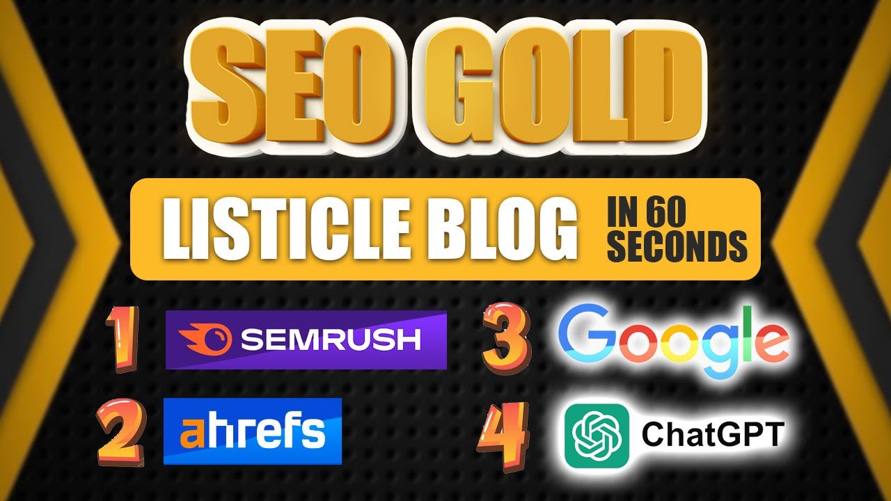 👨‍💻 How to Become an SEO Expert in 2023 | Write 60 Second Listicle Blogs With Prompt Engineering AI