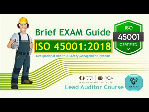 ISO 45001:2018 Lead Auditor Course | New Exam Pattern I SARAS I ISO 45001 क्या है ?