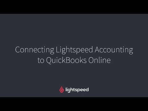 Connecting Lightspeed Accounting to QuickBooks Online