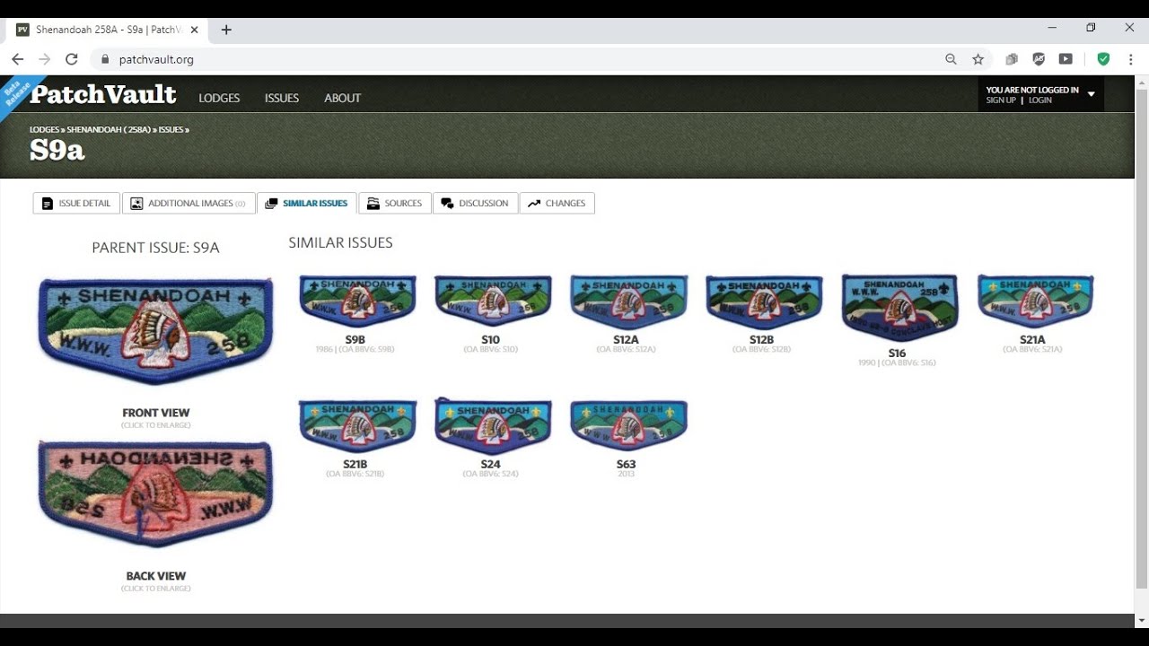 PatchVault Boy Scout Cataloging at its Finest