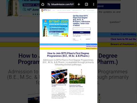 BitSat 2025 Slot Booking Issue Update #bitsat2025 #bits #slotbooking #bitspilani #shorts