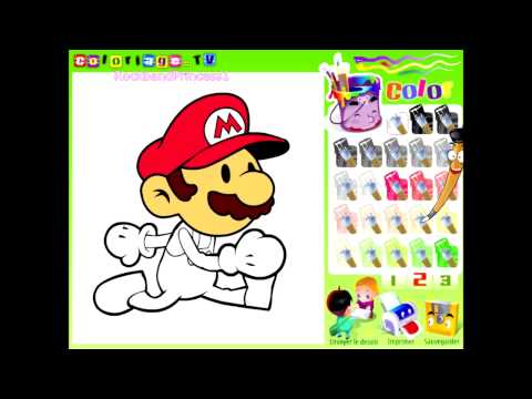 Mario Paint And Color Games Online - Mario Painting Games - Mario Coloring Games