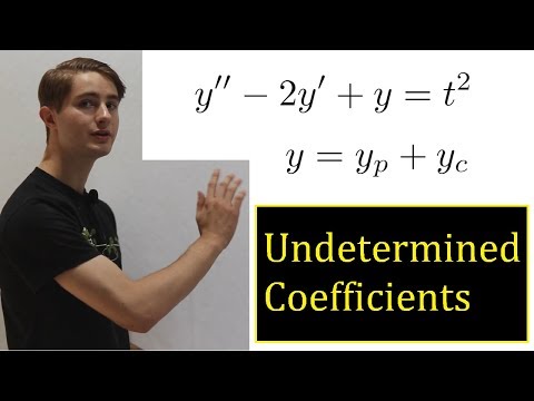 5: Undetermined Coefficients - Dissecting Differential Equations