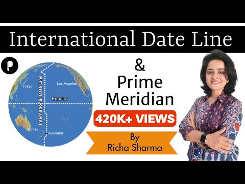 International Date Line & Prime Meridian | World Map Basics | Explanation in detail by Ma'am Richa