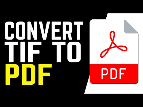 How To Convert TIF to PDF In Windows 10 And Mac For Free | TIF To PDF Converter