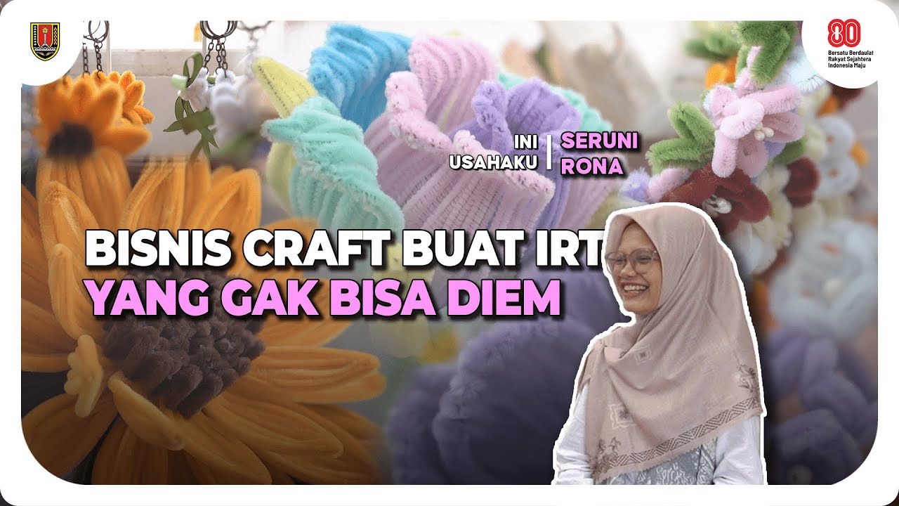 MINIM MODAL, UNTUNG BESAR DARI BISNIS BUNGA KAWAT BULU | Ini Usahaku - Seruni Rona