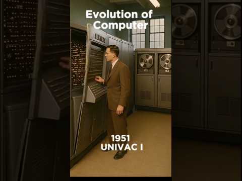 Evolution of Computers (1945–2025) 💻 | From ENIAC to AI | #Shorts