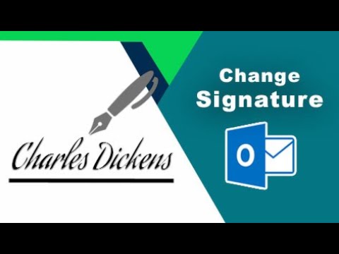How to change the signature in outlook app