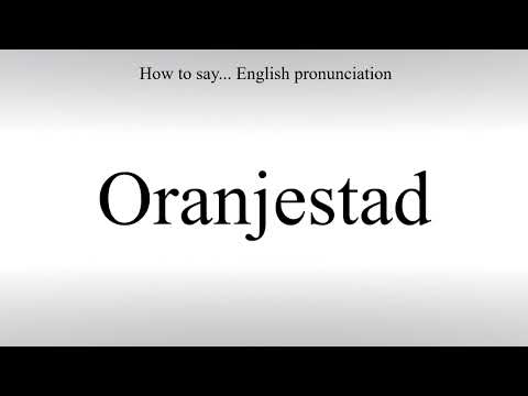 How To Pronounce Oranjestad - How To Say: American pronunciation