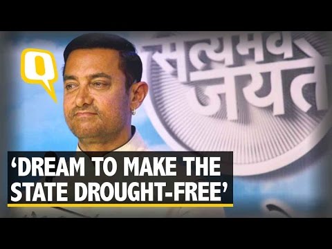 The Quint: Aamir Khan Vows to End Maharashtra Drought with Paani Foundation