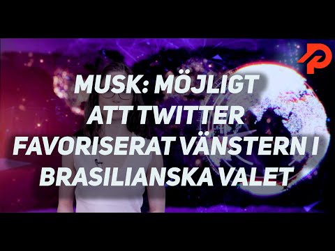 Nyheter: Elon Musk om Twitters potentiella inblandning i val