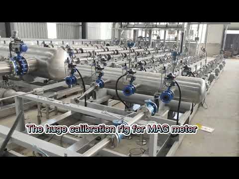The huge calibration rig --- Electromagnetic flow meter water
