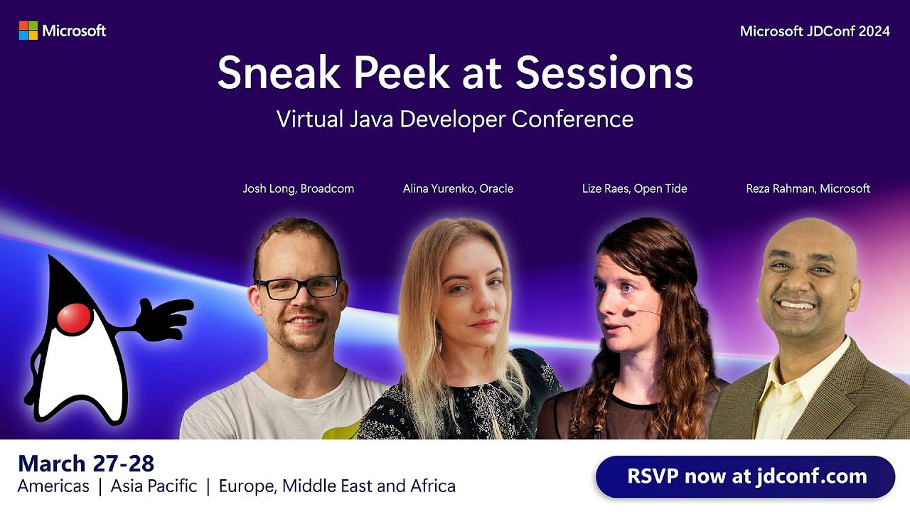 Microsoft JDConf 2024: Java, Cloud, and AI – Sneak Peek