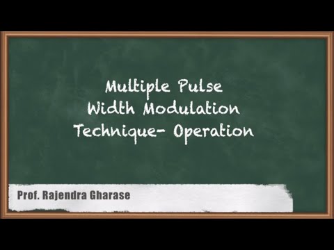 Exploring Multiple Pulse Width Modulation Technique Operation - GATE ...