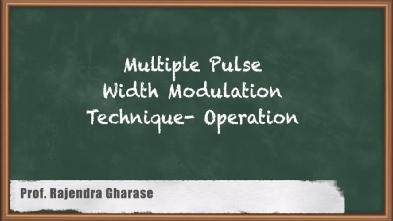 Exploring Multiple Pulse Width Modulation Technique Operation | GATE Power Electronics