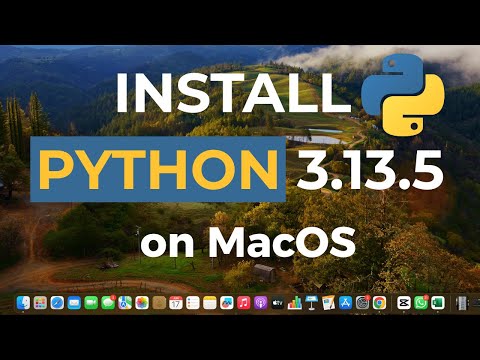 How to install Python on MacOS in 2025 | Latest Python (3.13.5) #pythoninstallation