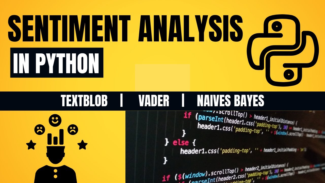 Learn Sentiment Analysis in Python | TextBlob, VADER & Naive Bayes Explained in Hindi