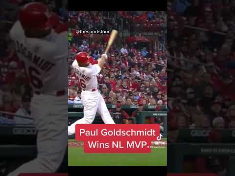Paul Goldschmidt has won the NL MVP | #thesportstour