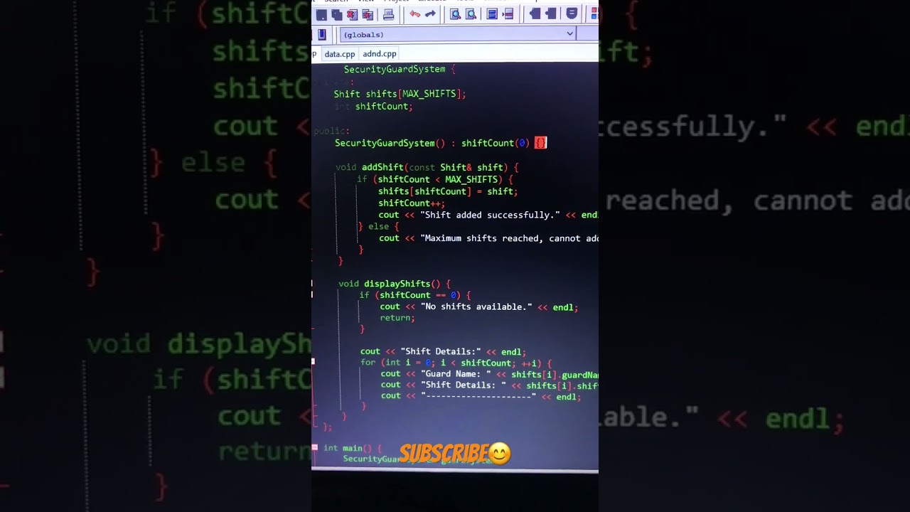 shifts IDE dev c++ #cppprogramming